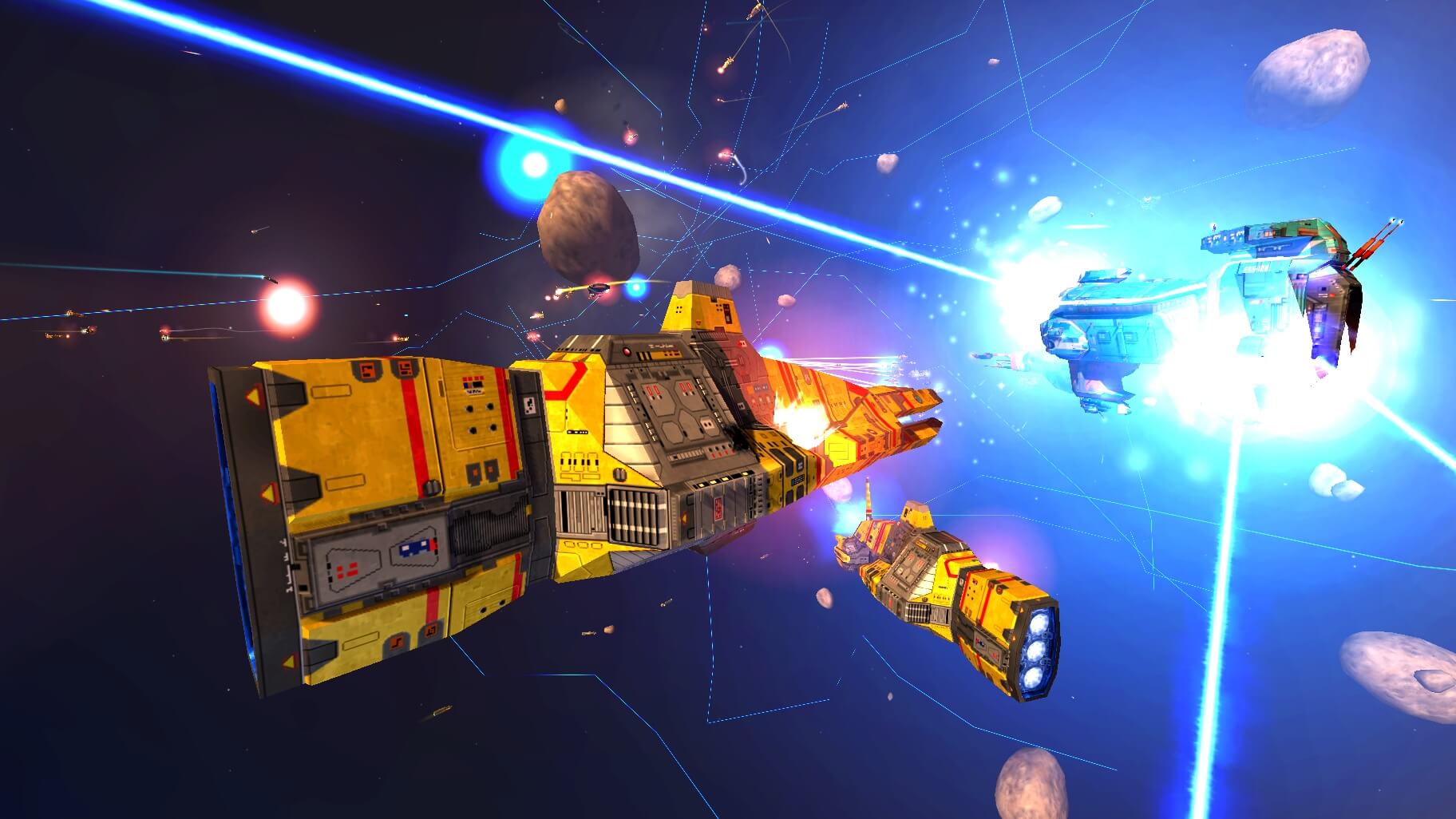 Homeworld Remastered - Screenshot - Taiidan Ion Cannon Frigates in ...