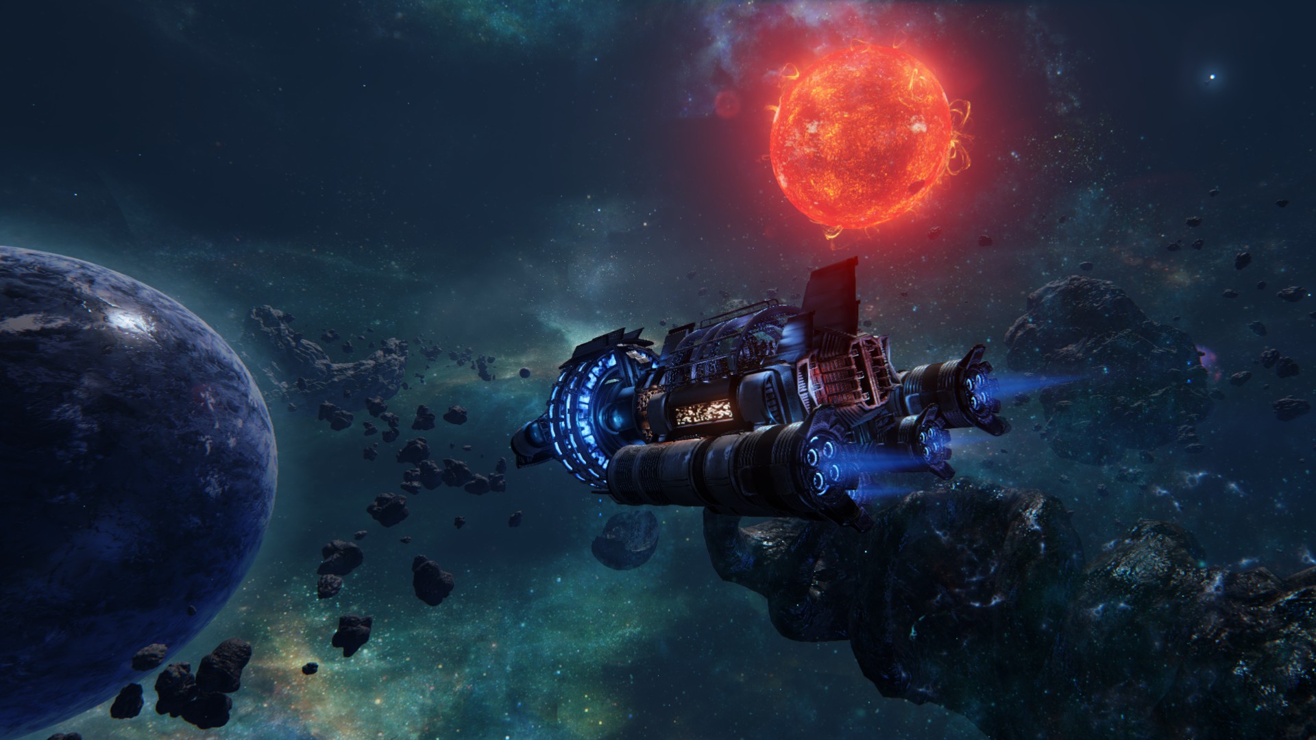 Red Dwarf Space Wallpaper